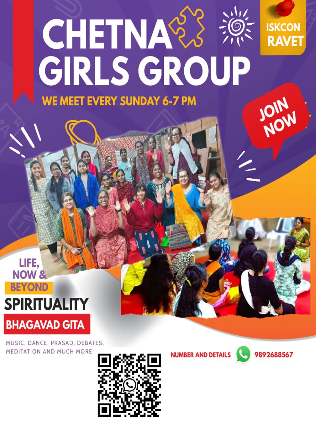 Spiritual Workshops Only for Girls - Sri Govind Dham, ISKCON, Ravet ...